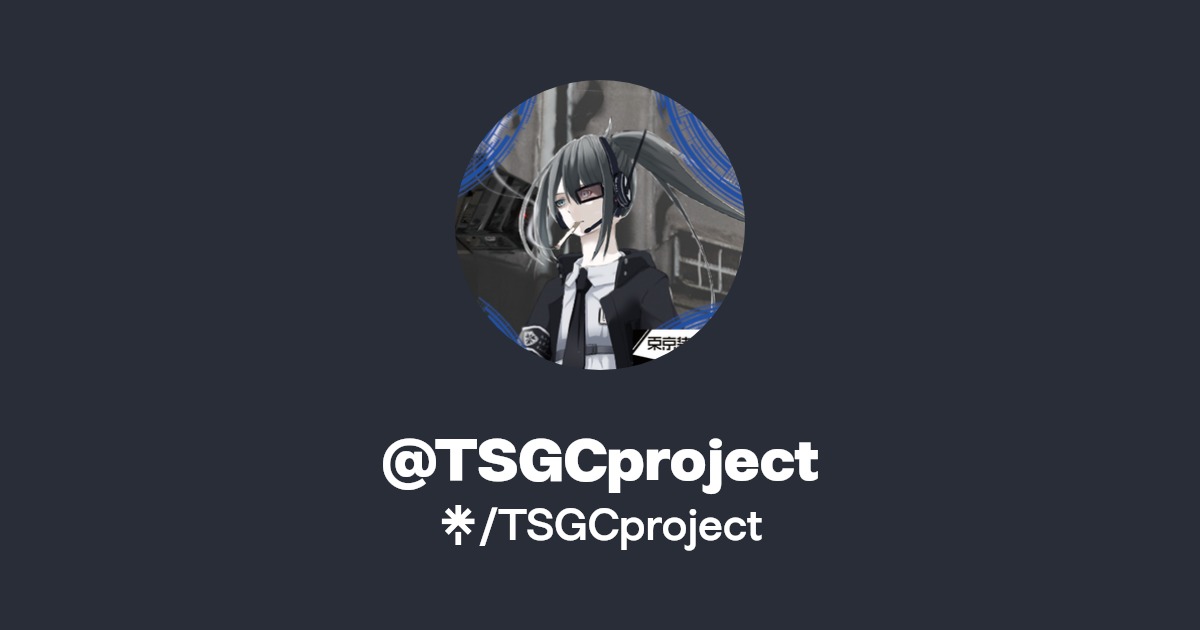 TSGCproject | Twitter, Instagram, Facebook, TikTok | Linktree