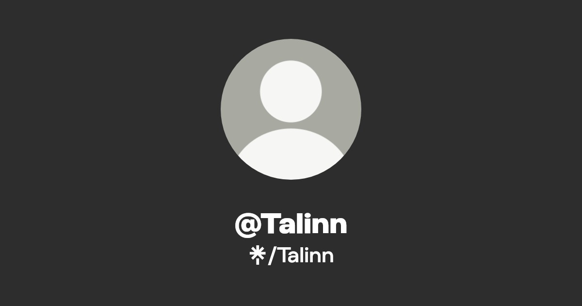 Talinn - Listen on YouTube, Spotify - Linktree