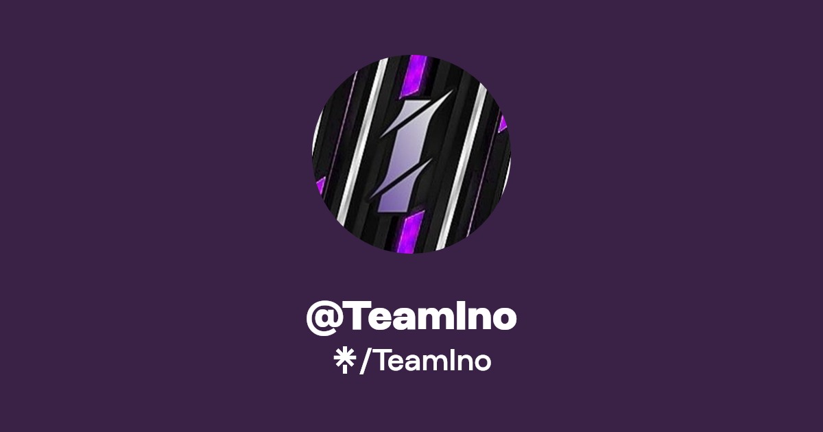 TeamIno | Twitter, Instagram | Linktree