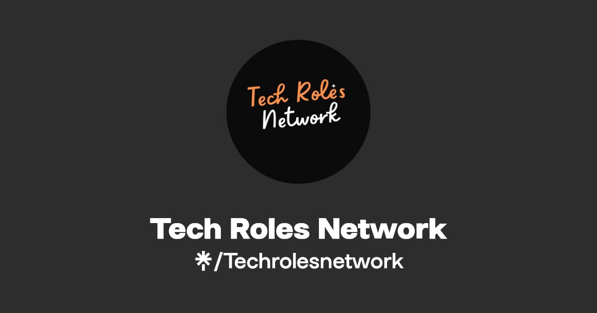 Tech Roles Network | Linktree