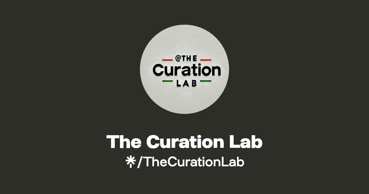 The Curation Lab | Instagram, TikTok | Linktree