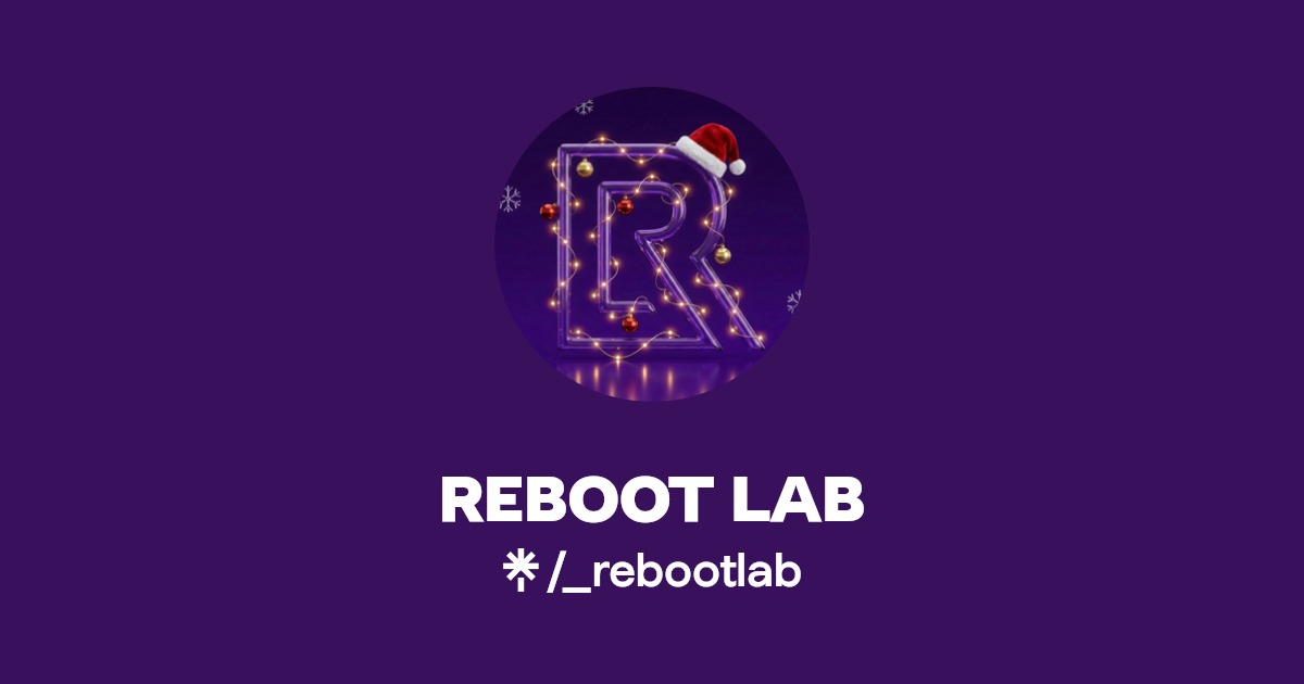 REBOOT LAB | Instagram, Facebook, TikTok | Linktree