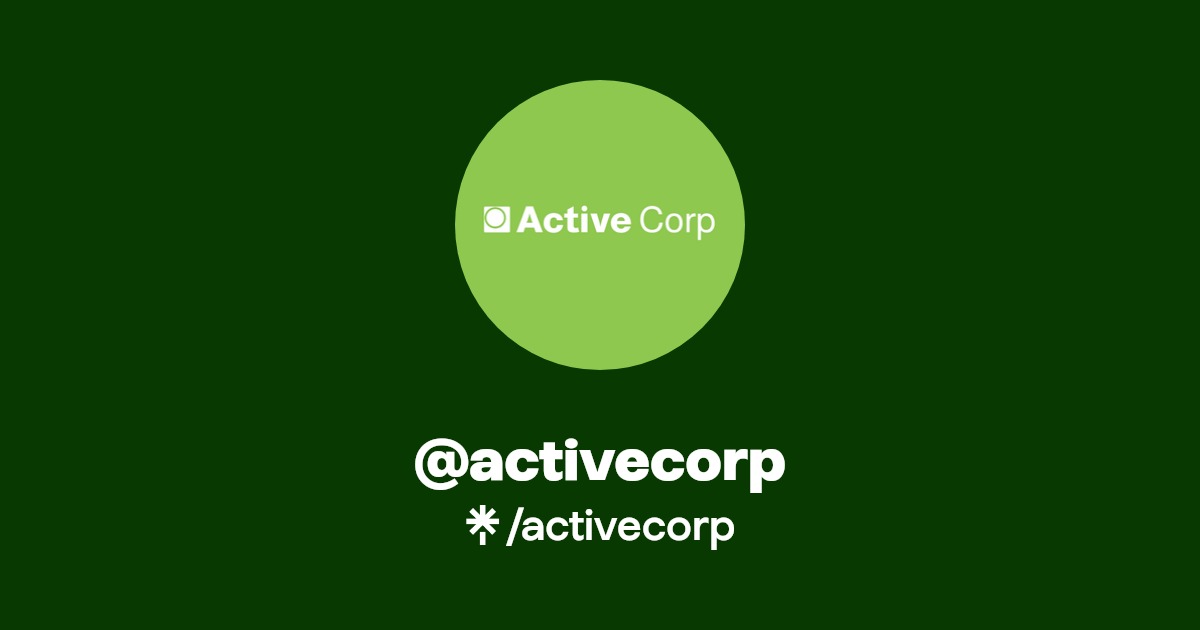 @activecorp | Linktree