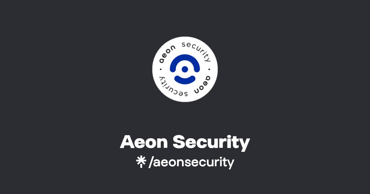Aeon Security | Instagram | Linktree