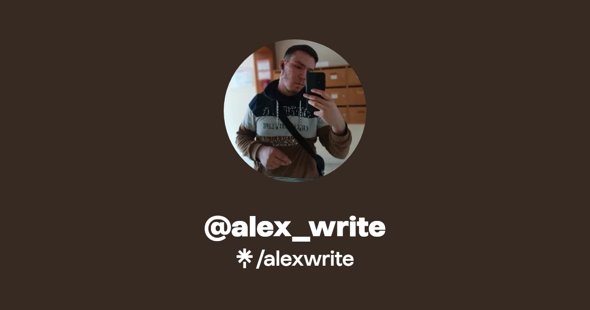 @alex_write | Linktree