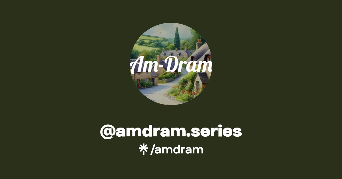@amdram.series | Linktree