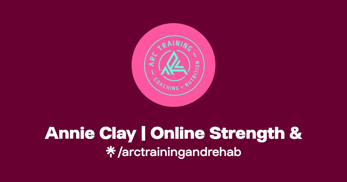 Annie Clay | Online Strength & | Instagram, TikTok | Linktree