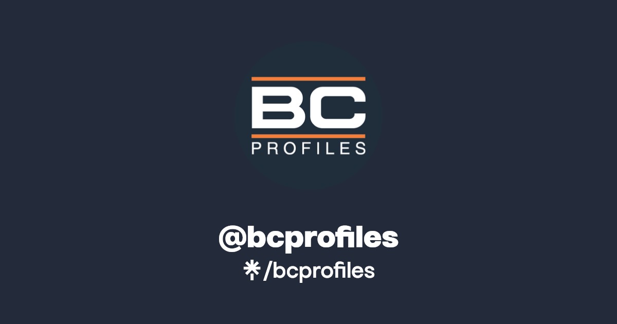 @bcprofiles | Linktree
