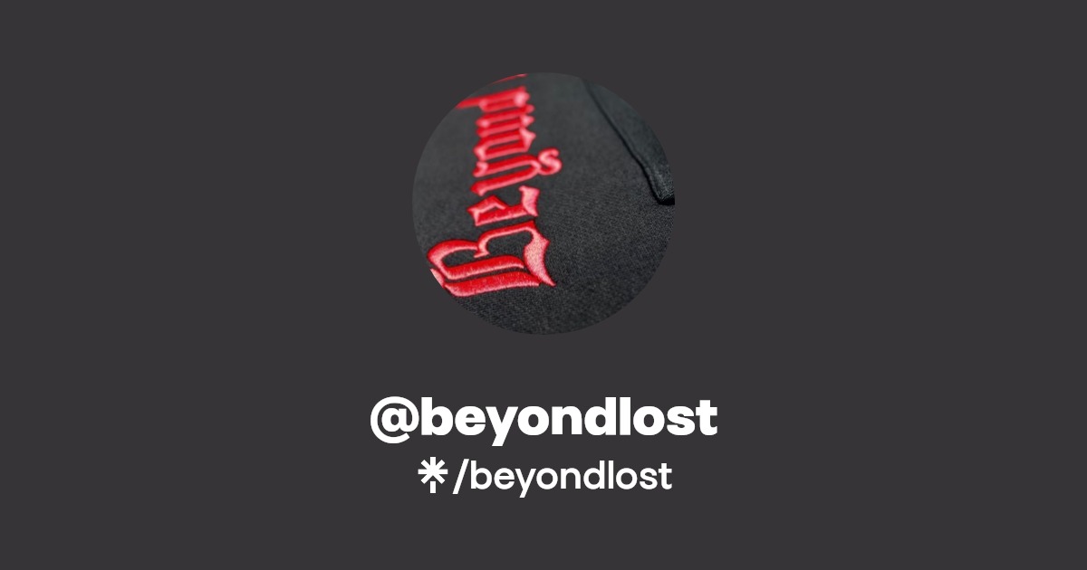 beyondlost | Linktree