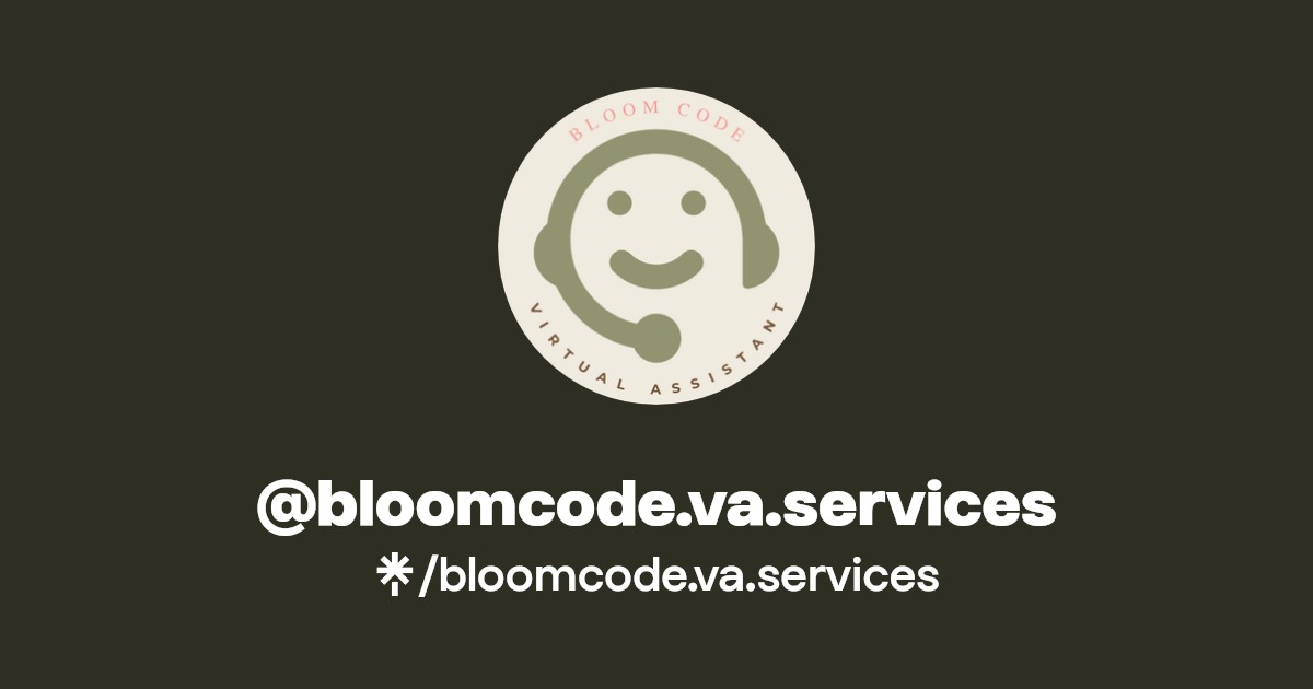 bloomcode.va.services | Instagram, Facebook, TikTok | Linktree