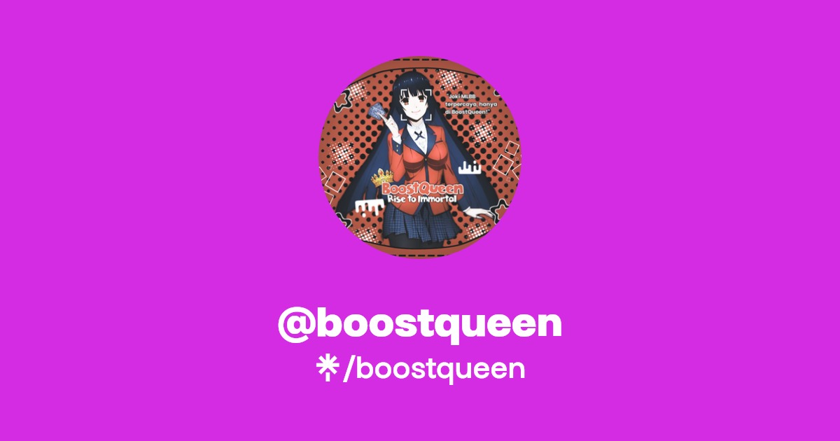BoostQueen - Professional Mobile Legends Boosting Service | Linktree