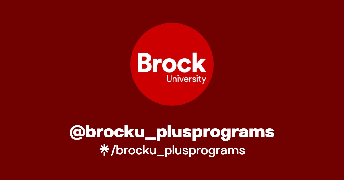 brocku_plusprograms | Instagram | Linktree