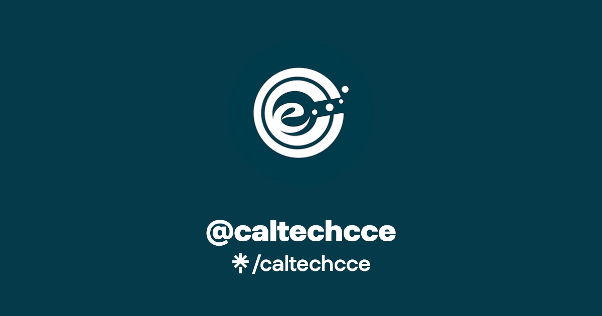 @caltechcce | Linktree