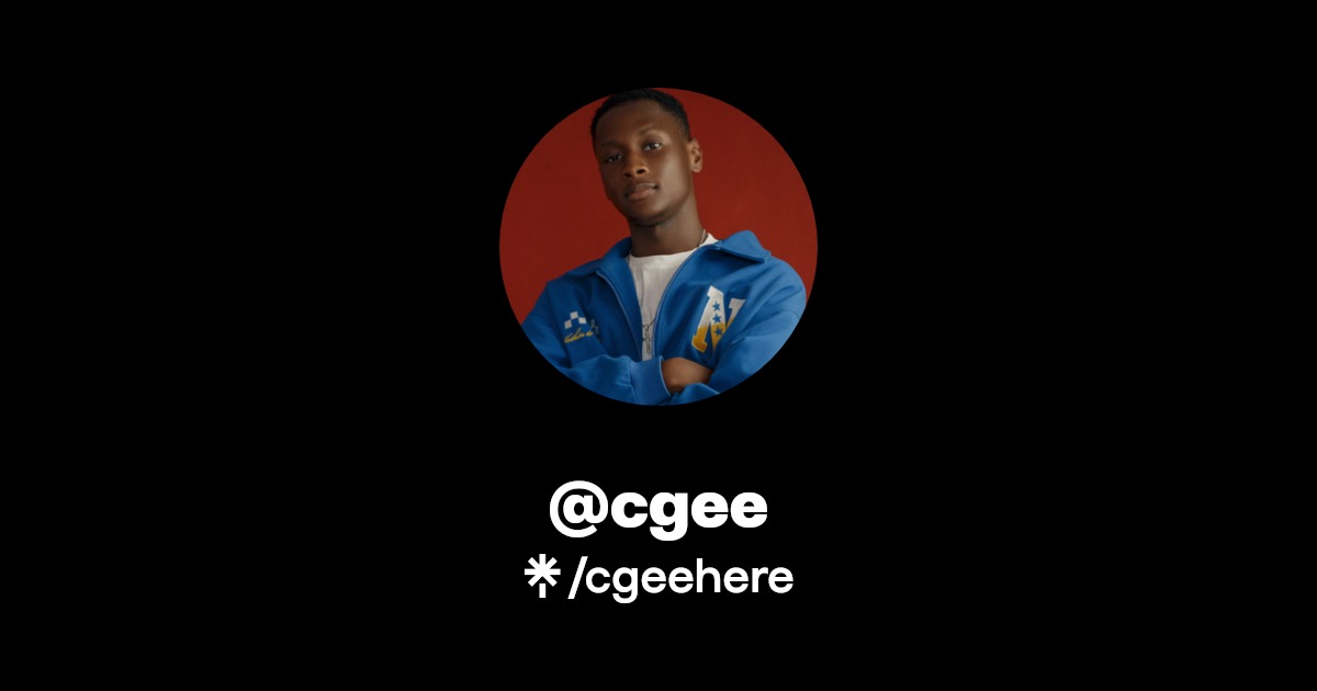 @cgee | Instagram, TikTok | Linktree