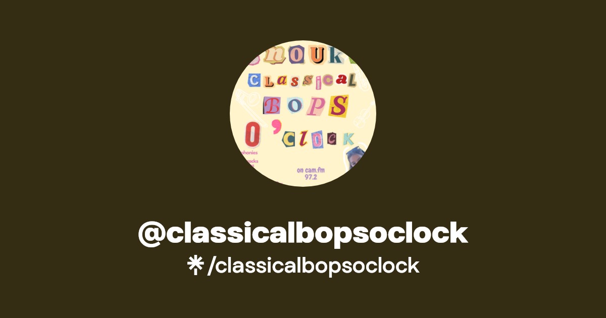 classicalbopsoclock - Listen on Spotify - Linktree