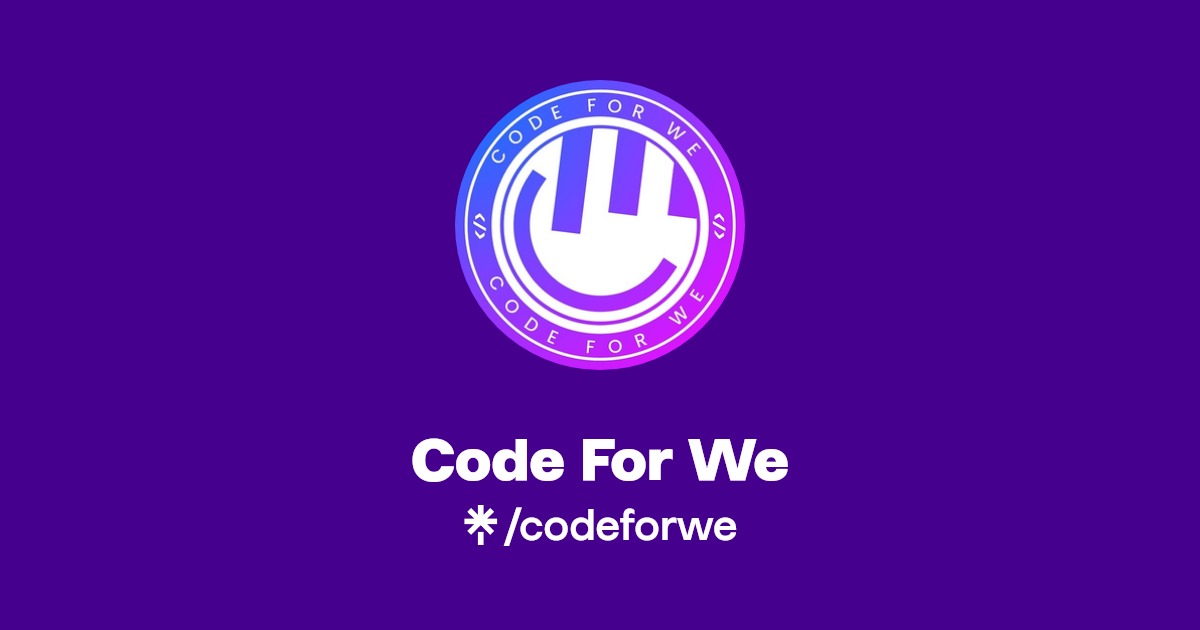 Code For We | Instagram | Linktree