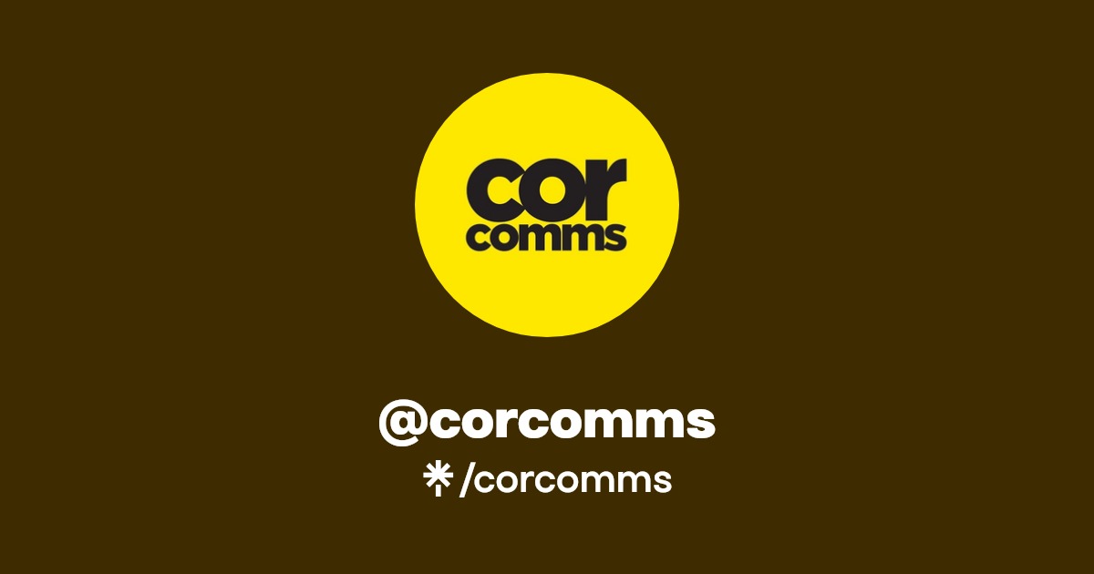 corcomms | Instagram, Facebook | Linktree