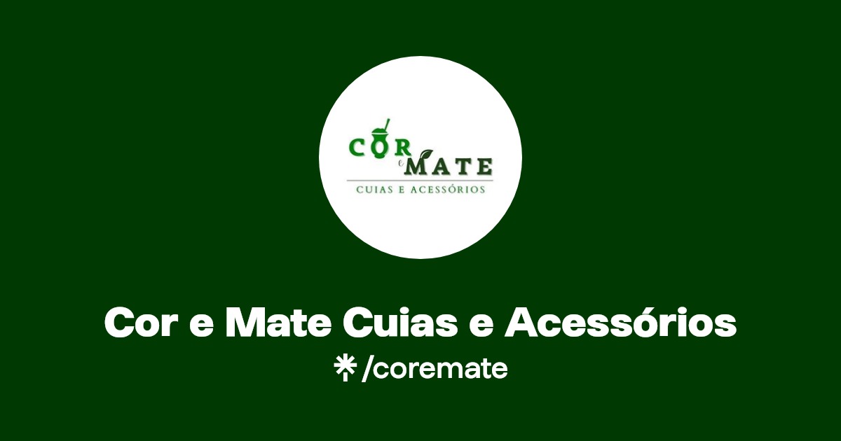 Cor e Mate Cuias e Acessórios | Instagram | Linktree
