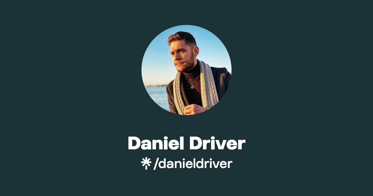 @danieldriver's link in bio | Latest Products and socials | Linktree