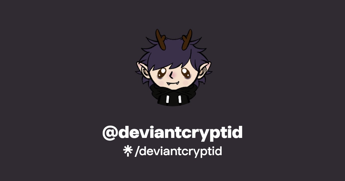 Deviantcryptid Instagram Facebook Tiktok Linktree 8420