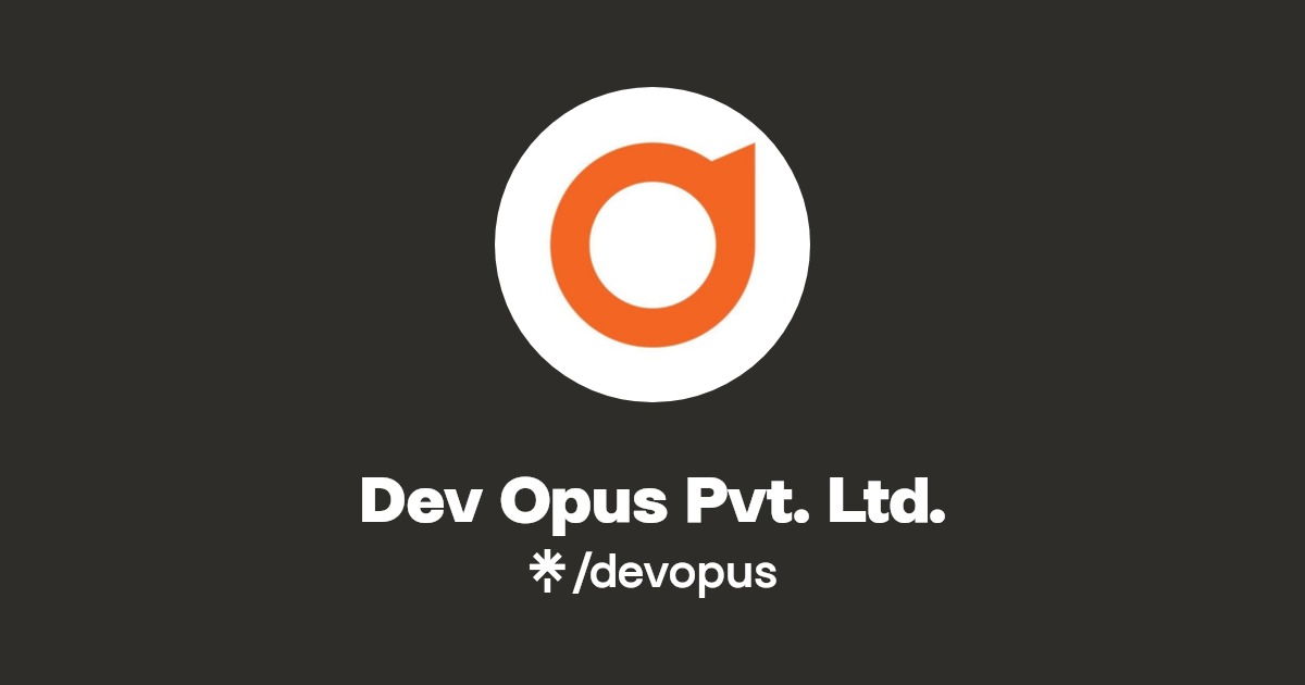 Dev Opus Pvt. Ltd. | Twitter, Instagram, Facebook | Linktree