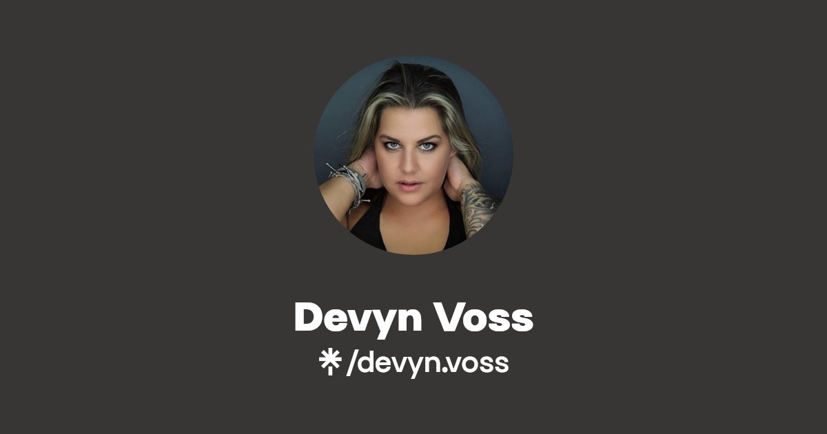 Devyn Voss | Instagram, TikTok | Linktree