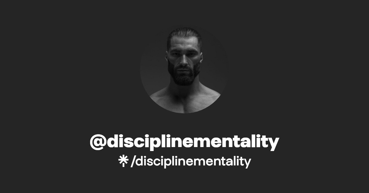 disciplinementality Official: TikTok, Instagram, Twitter | Linktree