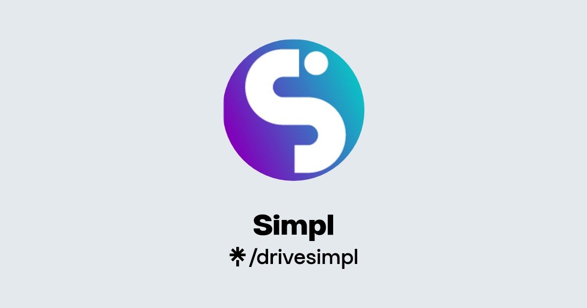Simpl | Instagram, Facebook | Linktree