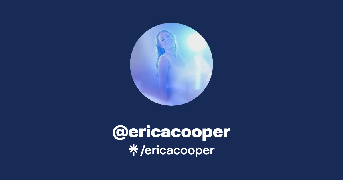 ericacooper - Listen on YouTube, Spotify - Linktree