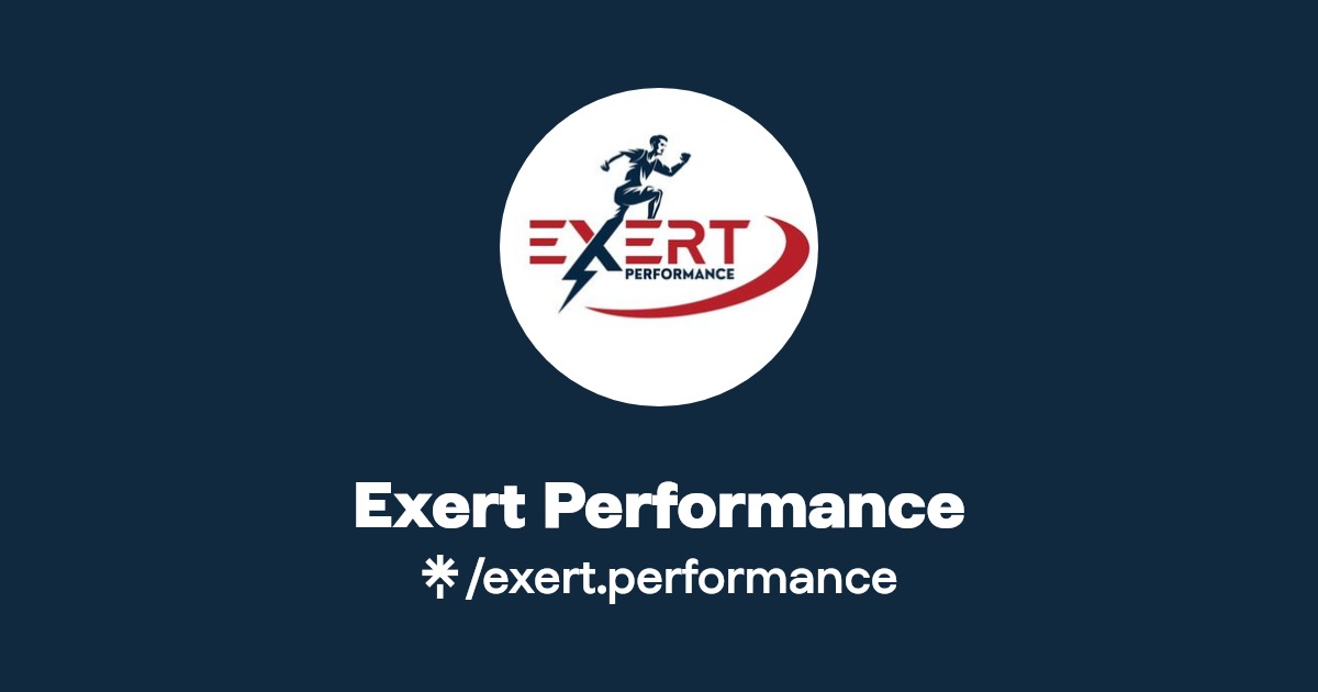 Exert Performance | Instagram, Facebook | Linktree