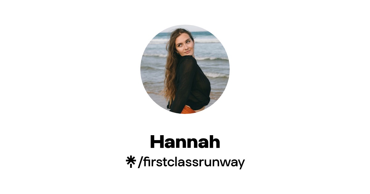 Hannah | Instagram, TikTok | Linktree