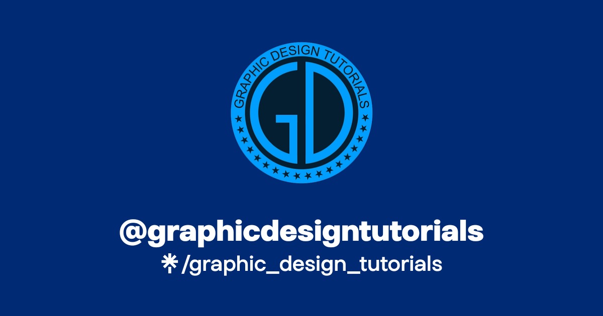 @graphicdesigntutorials | Twitter, Instagram, Facebook | Linktree