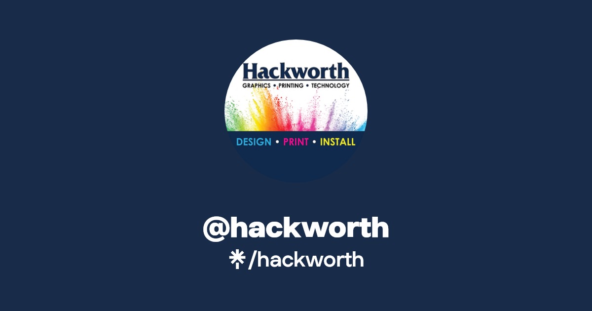 hackworth | Instagram, Facebook | Linktree