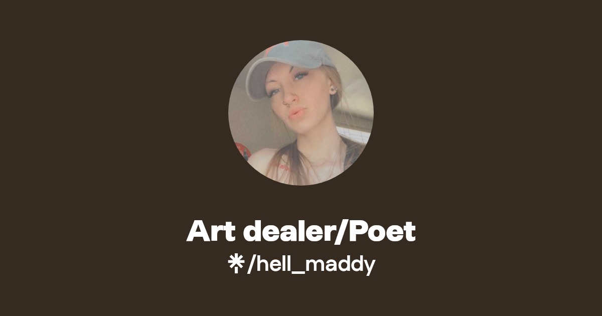 Art dealer/Poet | Instagram | Linktree