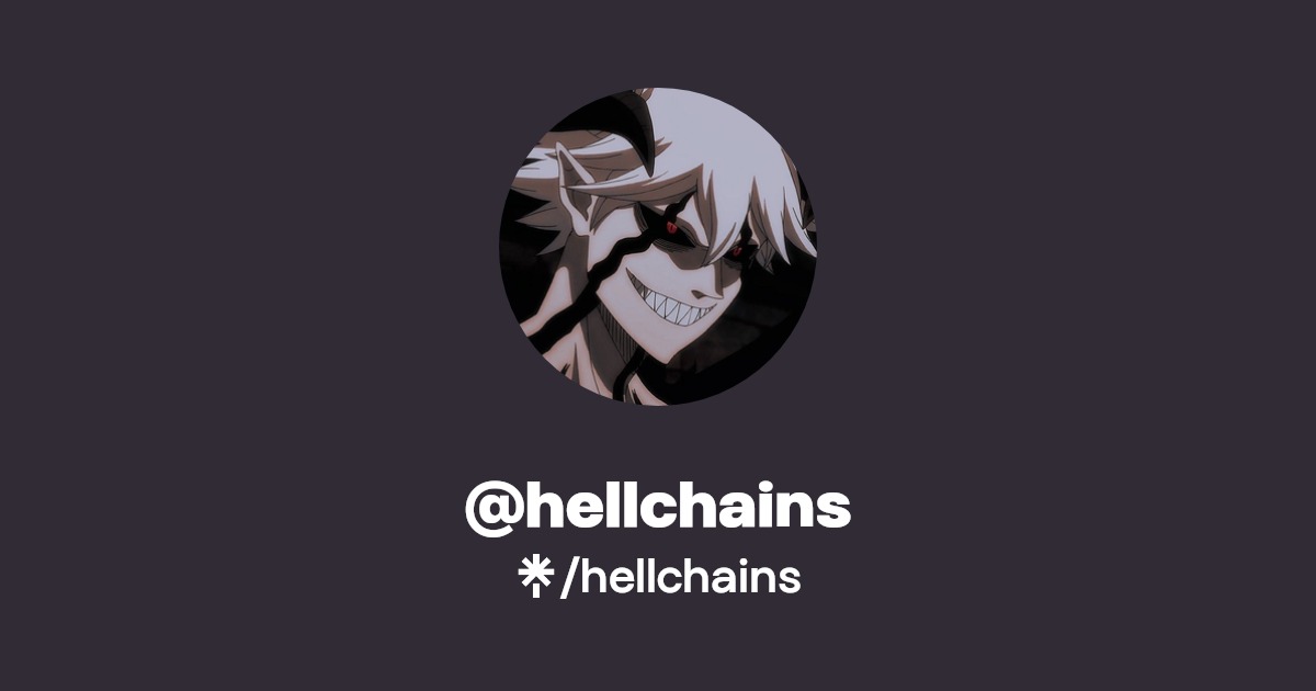 hellchains | Twitter | Linktree
