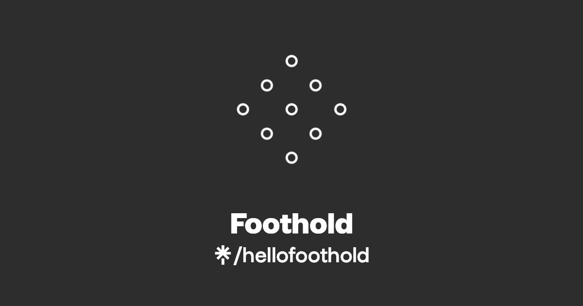 Foothold | Twitter, Instagram, Facebook | Linktree
