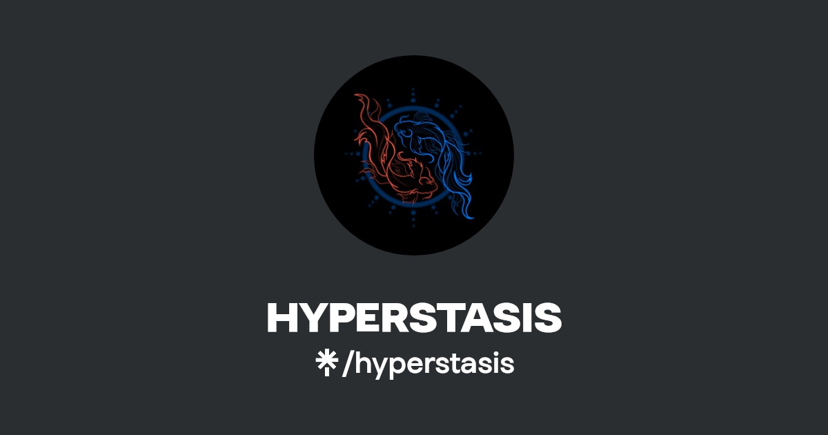 @hyperstasis's link in bio | Music, merch and socials | Linktree
