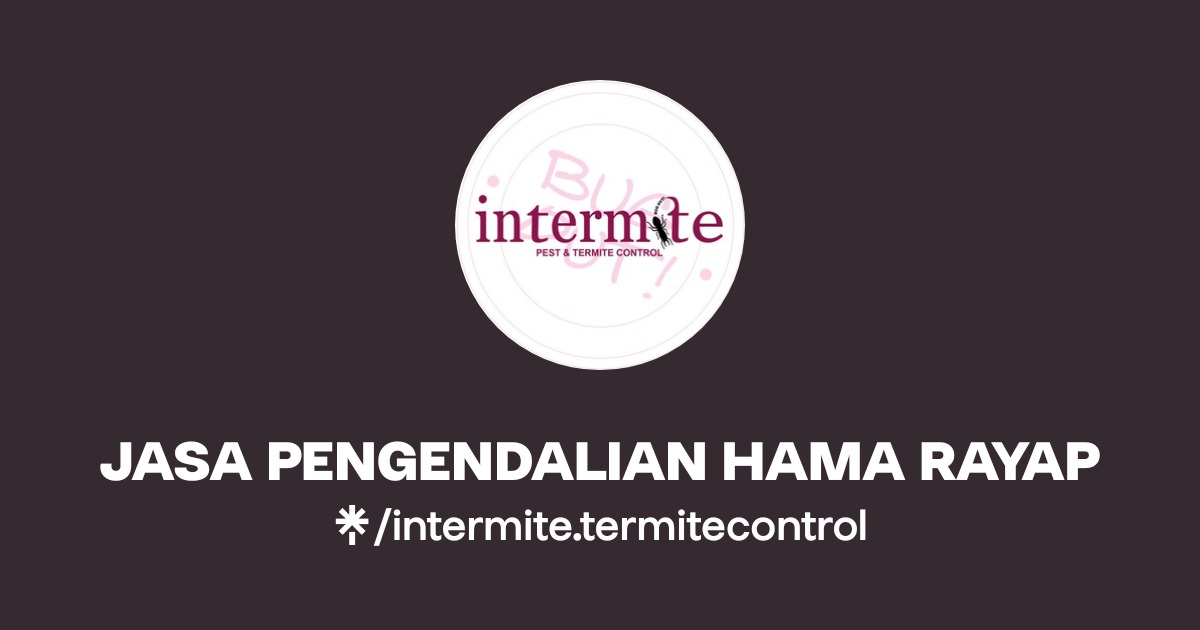 Jasa Pengendalian Hama Rayap Tiktok Linktree