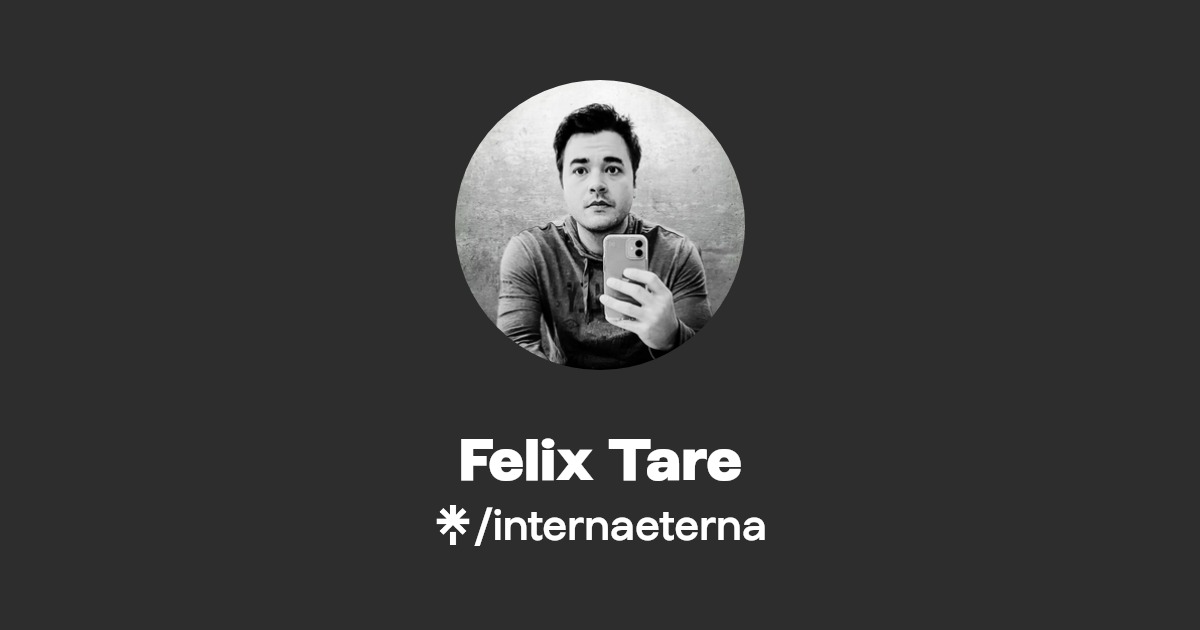 Felix Tare | Instagram, Facebook | Linktree