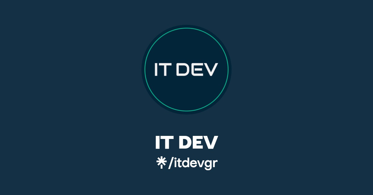 IT-DEV | Instagram | Linktree