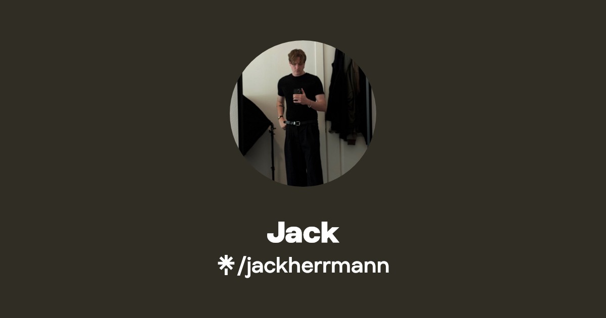 Jack | Instagram, TikTok | Linktree