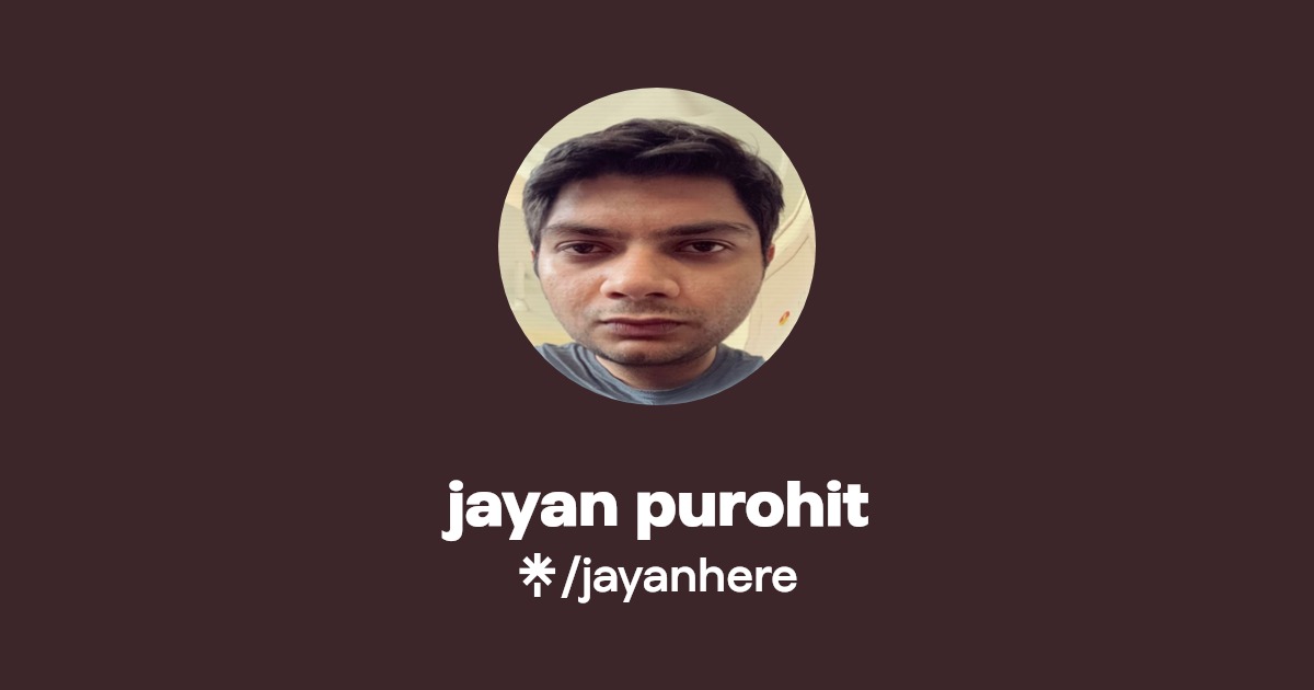 jayan purohit | Instagram | Linktree