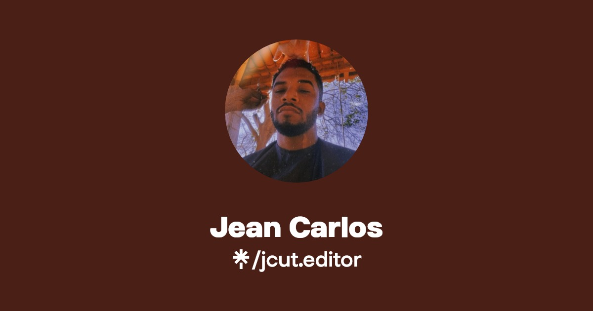Jean Carlos | Instagram | Linktree