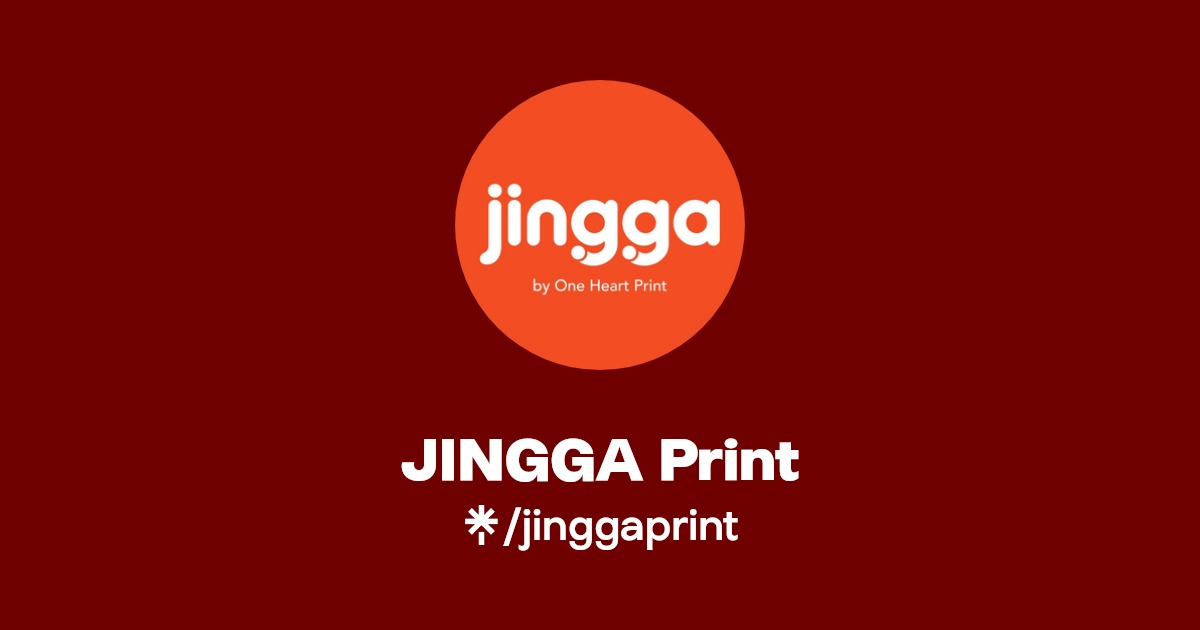 JINGGA Print | Instagram, Facebook, TikTok | Linktree