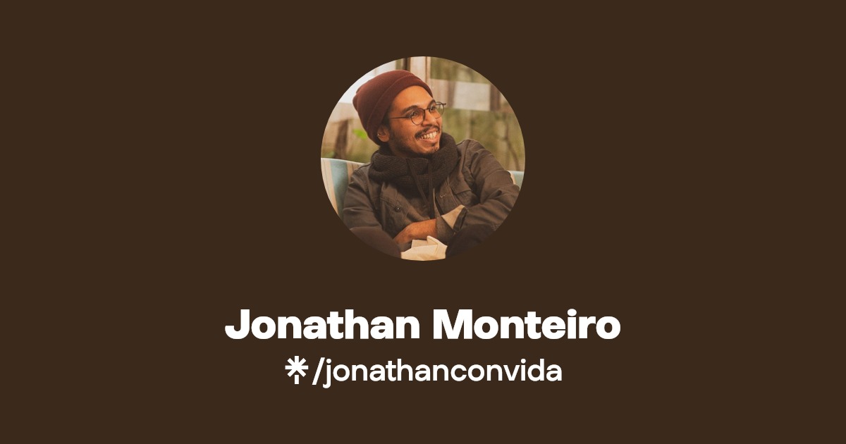 Jonathan Monteiro | Instagram, TikTok | Linktree