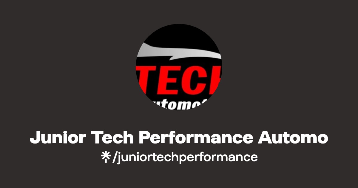 Junior Tech Performance Automo | Instagram, Facebook | Linktree