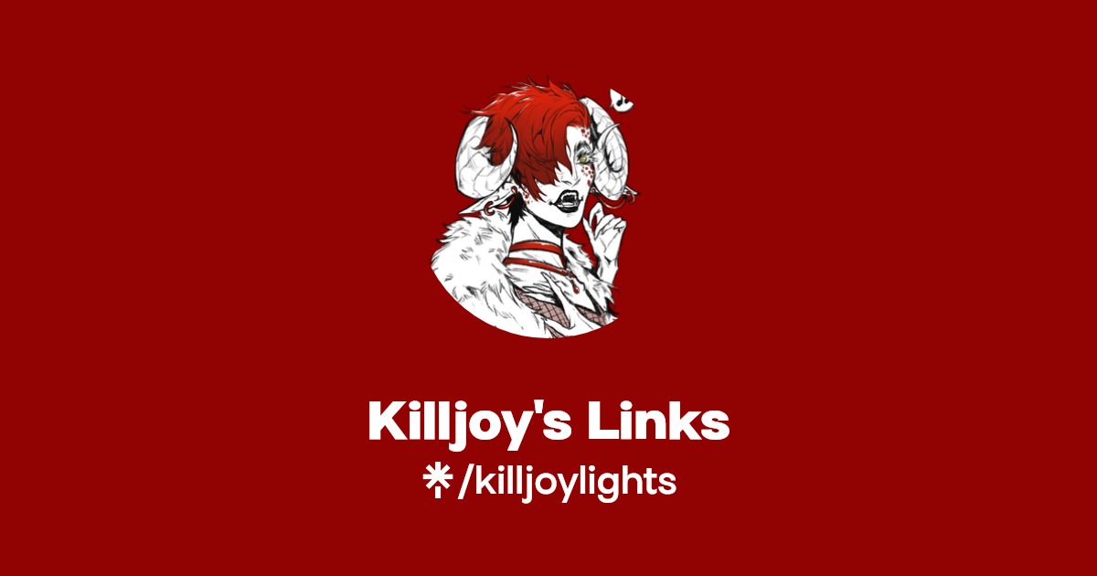 Killjoy's Links | Instagram, TikTok, Twitch | Linktree
