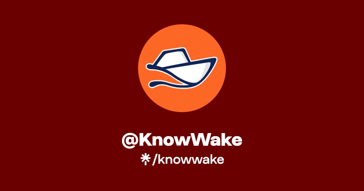 @KnowWake | Facebook | Linktree
