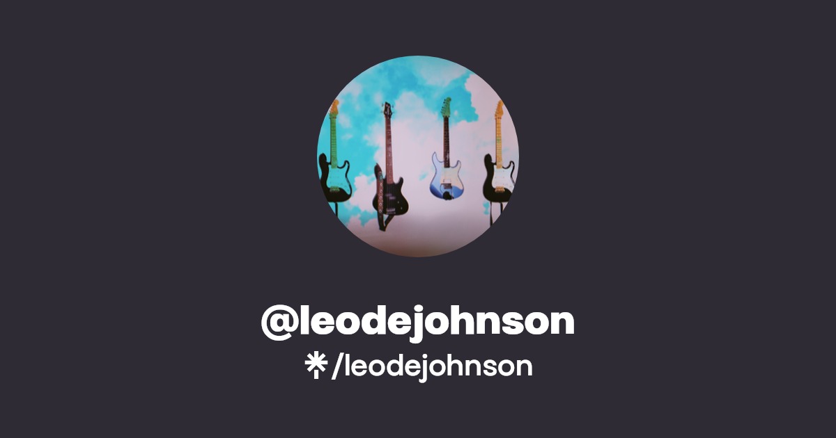 leodejohnson | Instagram | Linktree