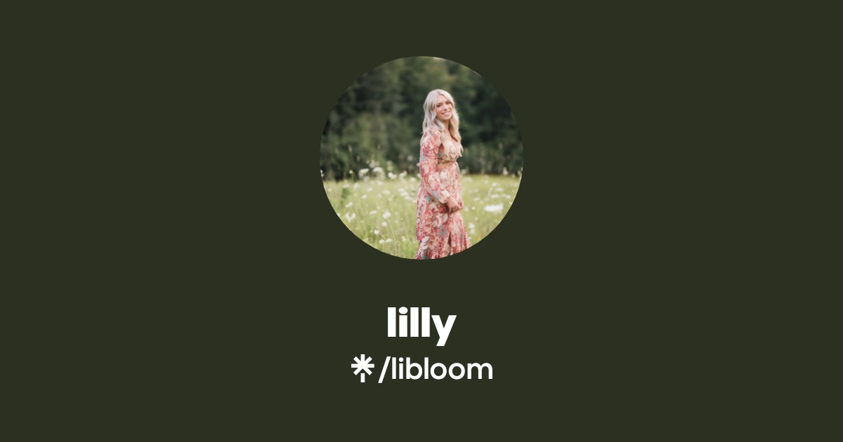 Lilly Instagram Tiktok Linktree